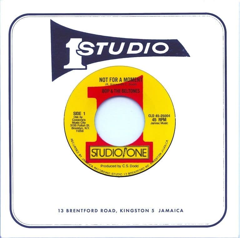 Bop and the Beltones - Not for a Moment / Jackie Mittoo - Man Pon Spot ...