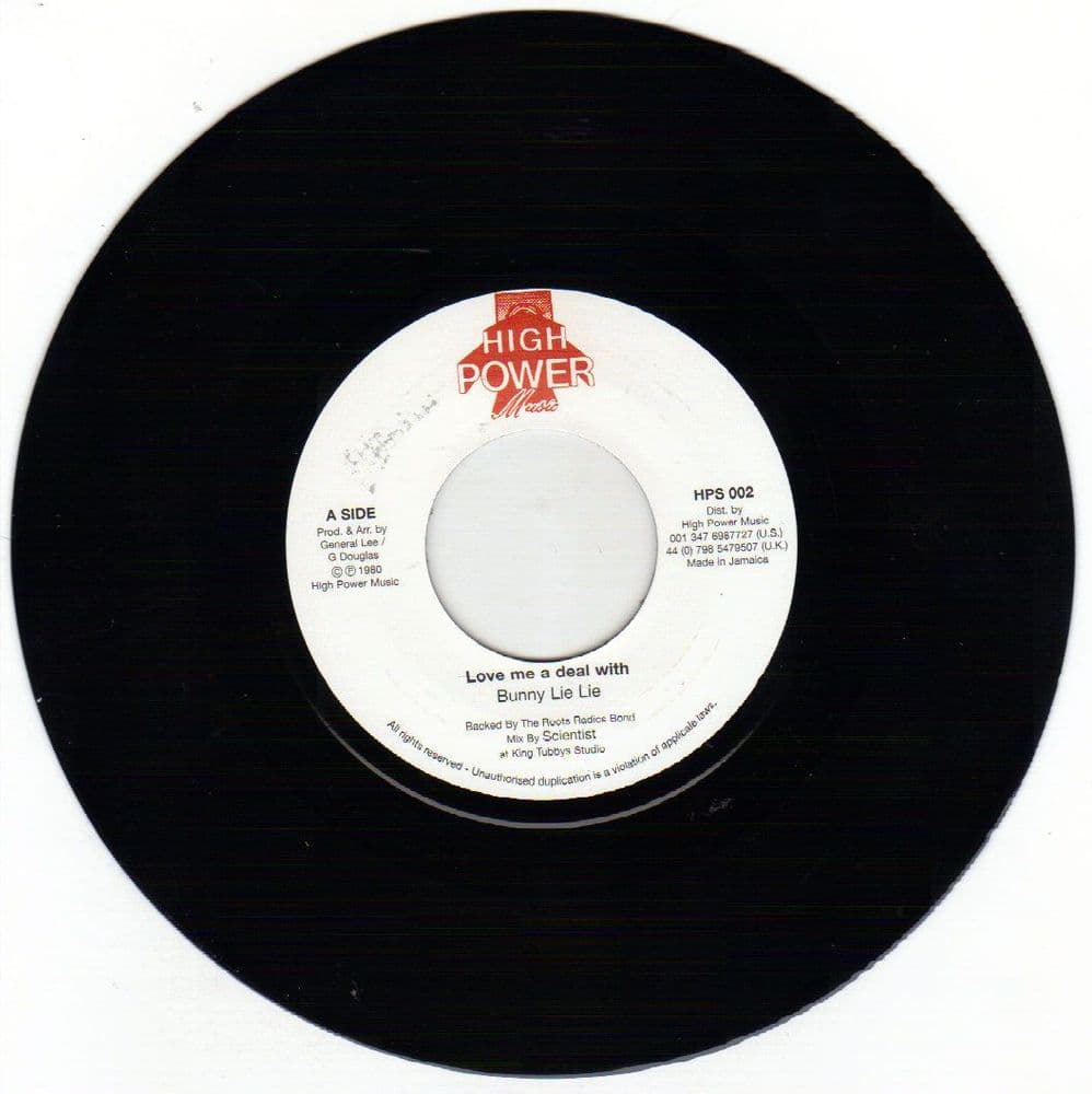 Bunny Lie Lie - Love Me A Deal With / version High Power UK 7"