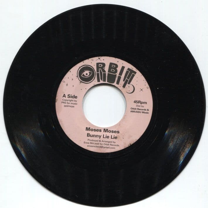 Bunny Lie Lie - Moses Moses / Enos McLeod - Aaron Orbit 7"
