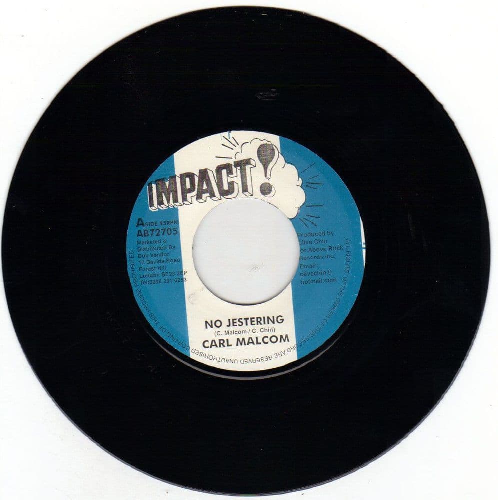 Carl Malcolm - No Jestering / Version Impact 7"