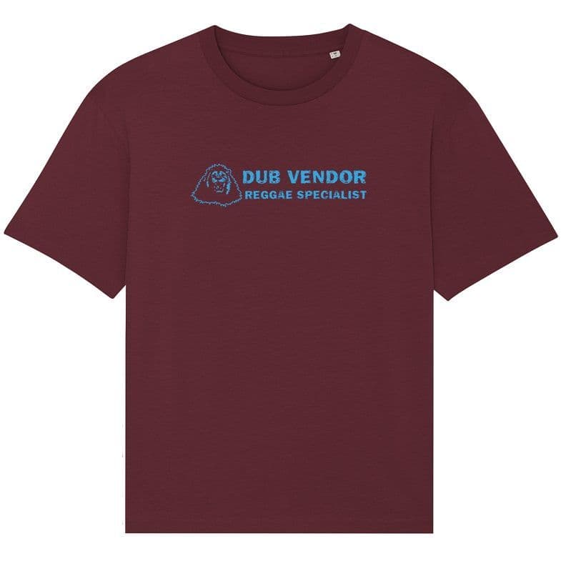 Dub Vendor Reggae Specialist Relaxed Fit T-Shirt - Original Logo - Blue ...