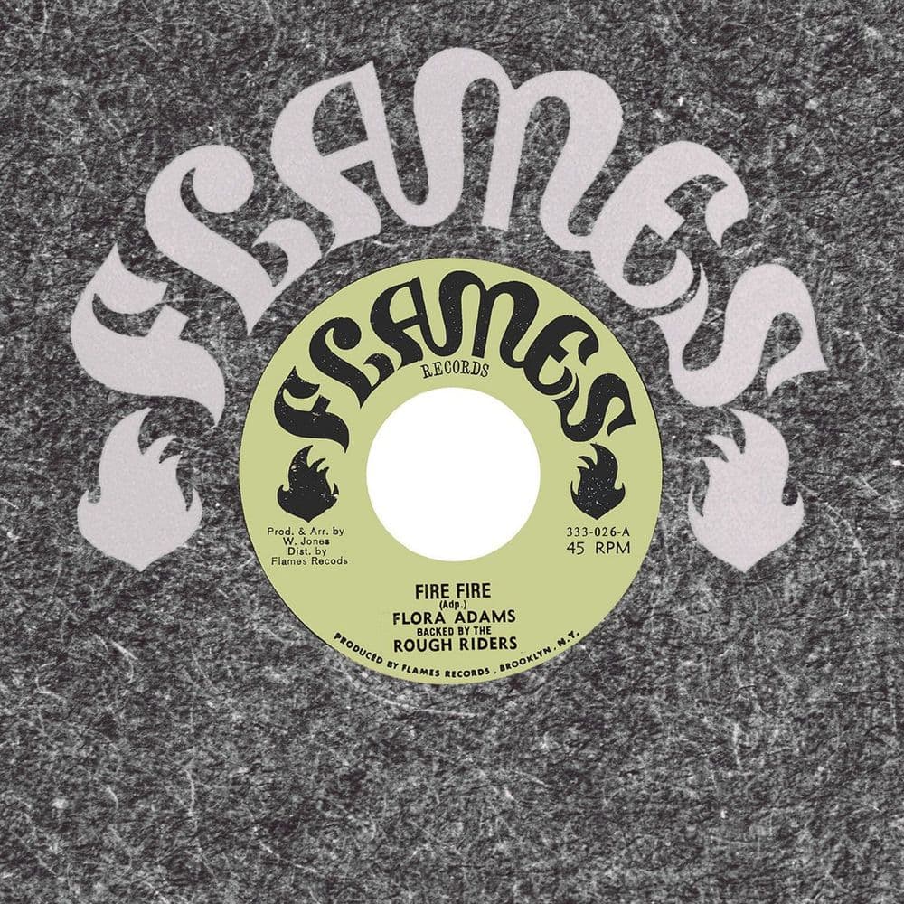 Flora Adams - Fire Fire / Rough Riders - Dub Music Flames 7"