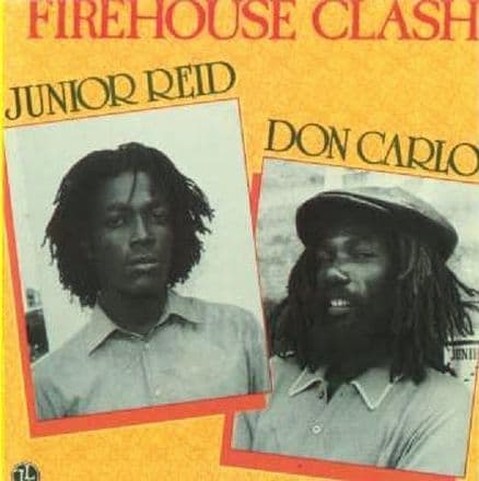 GREY VINYL -Junior Reid & Don Carlos - Firehouse Clash Live & Learn LP