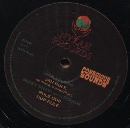 Jack Wilson - Jah Rule / Mikey Shaw meets Dougie - dub Nyzah Records 12"