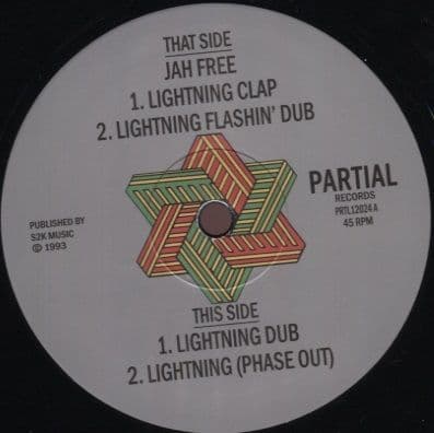 Jah Free - Lightning Clap Partial Records 12"