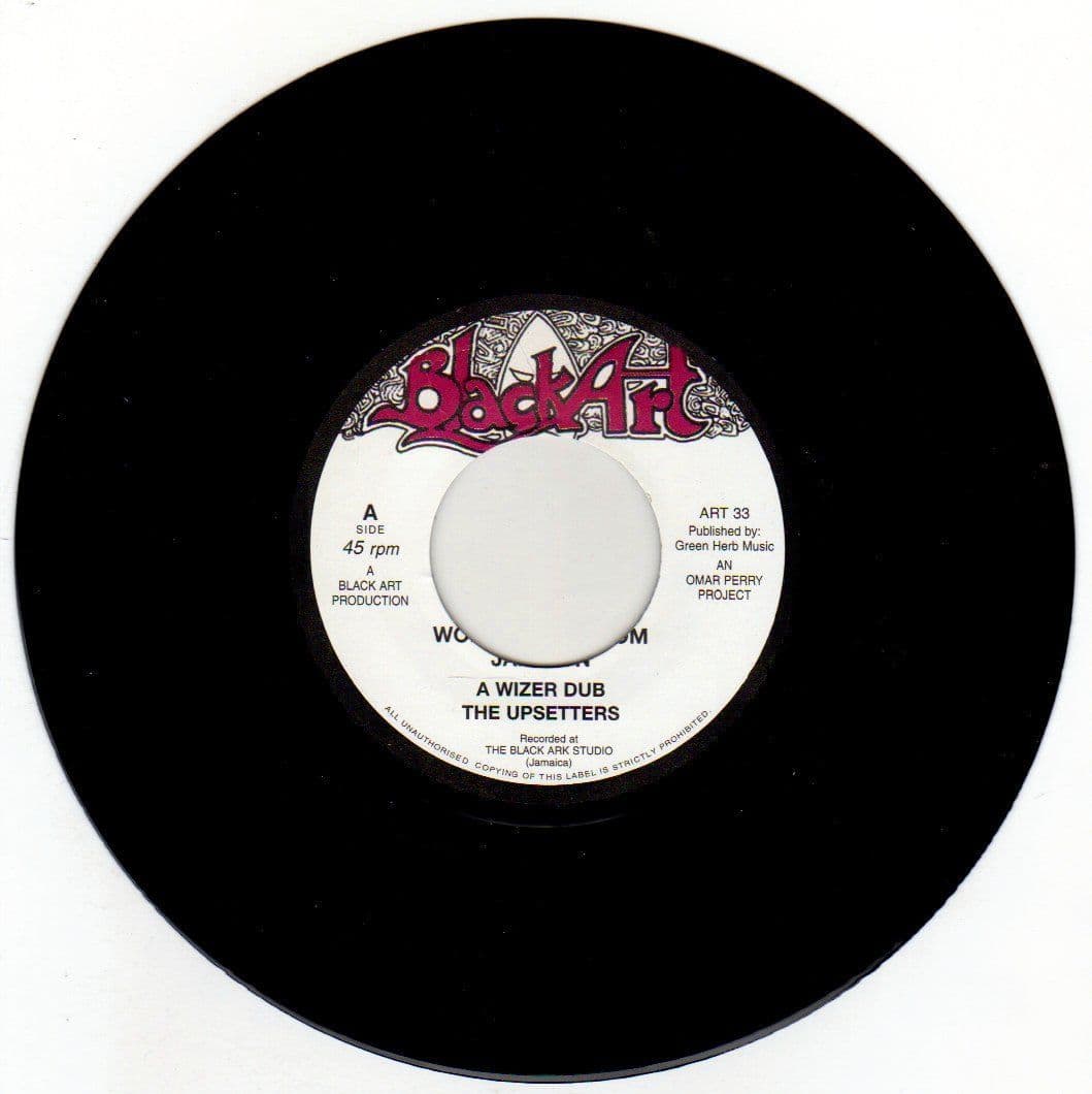 Jah Lion - Words Of Wisdom / dub / Hayfever / dub Black Art UK 7" EP