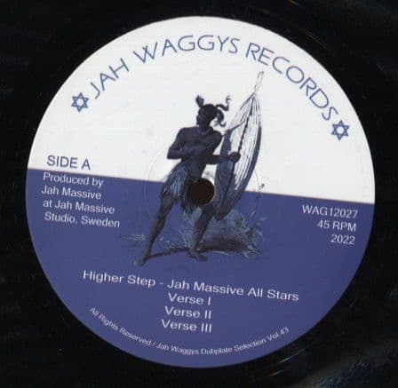 Jah Massive All Stars - Higher Step Jah Waggys Records 12"