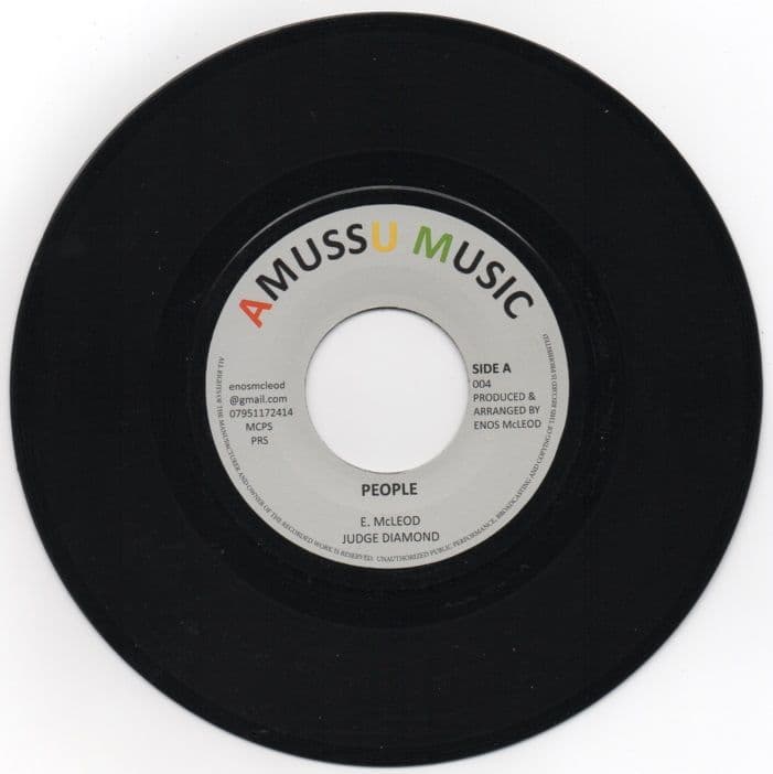 Judge Diamond - People / Peoples Dub Amussu Music 7"