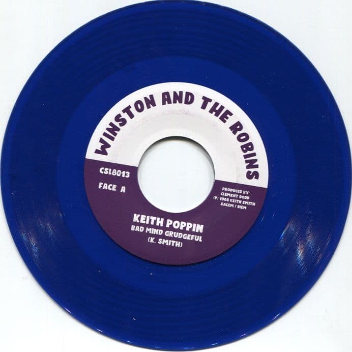 Keith Poppin - Bad Mind Grudgeful Winston and The Robins 7"