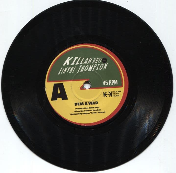 Killah Keys Meets Linval Thompson - Dem a War / Dem a Dub Killah Keys 7"
