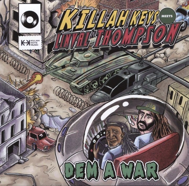 Killah Keys Meets Linval Thompson - Dem a War / Dem a Dub Killah Keys 7"
