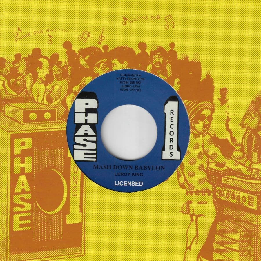 Leroy King - Mash Down Babylon / Dub Phase One 7"