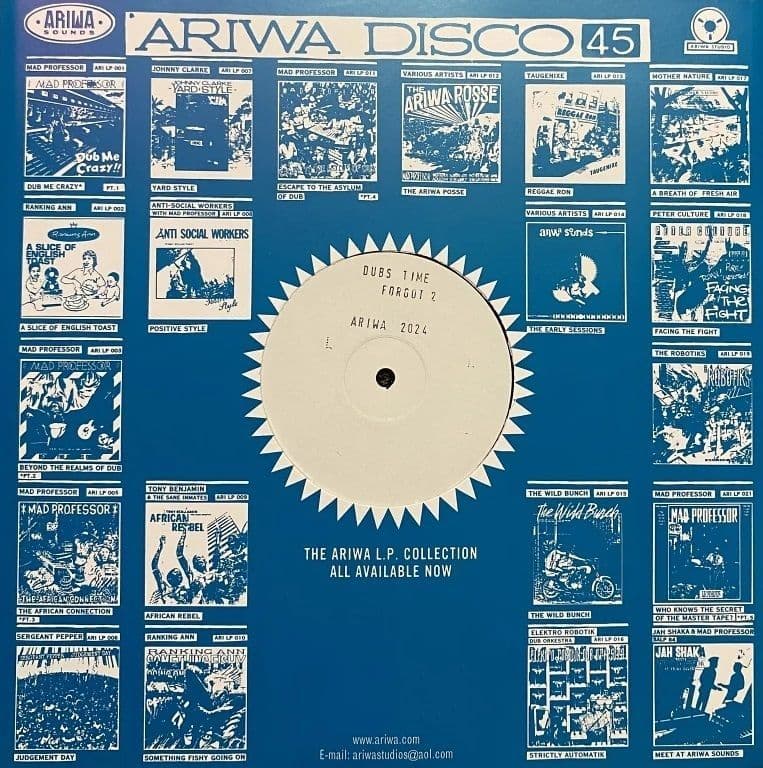 Mad Professor -The Dubs That Time Forgot 2 Ariwa/White Label LP