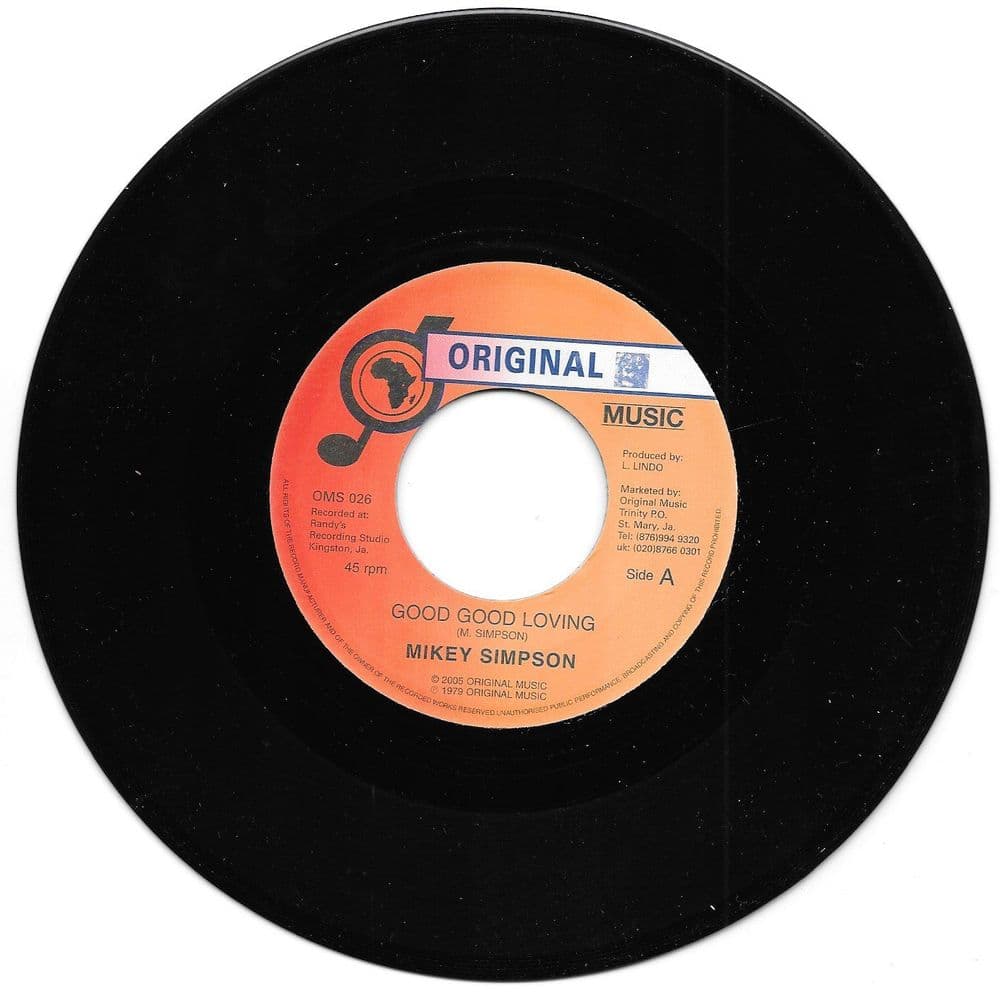 Mikey Simpson - Good Good Loving / version Original Music 7"