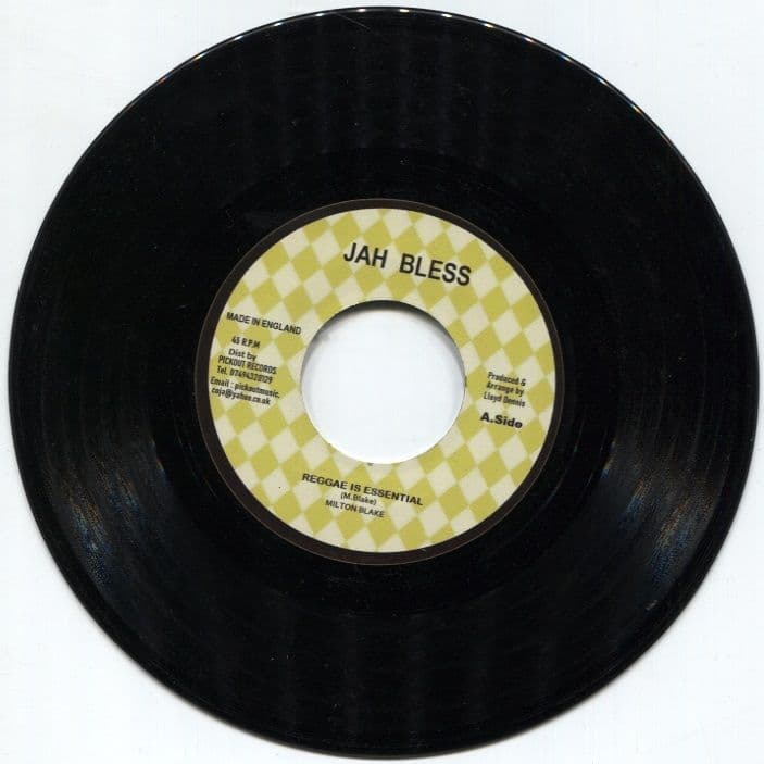 Milton Blake - Reggae Is Essential / dub Jah Bless 7"