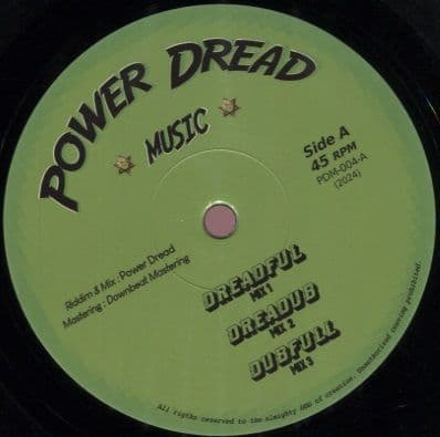 Power Dread Dreadful Mix 1/Mix 2/Mix 3 / Goliath Mix 1/Mix 2/Mix 3 Power Dread Music 12"