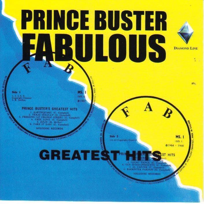 Prince Buster - Fabulous Greatest Hits Jet Star CD