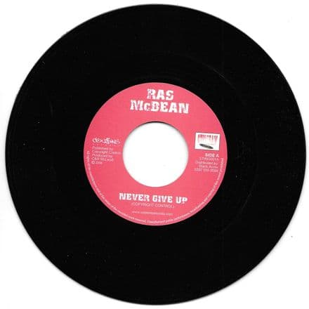 Ras McBean - Never Give Up / Bushman - King Selassie Cousins / Stingray 7"