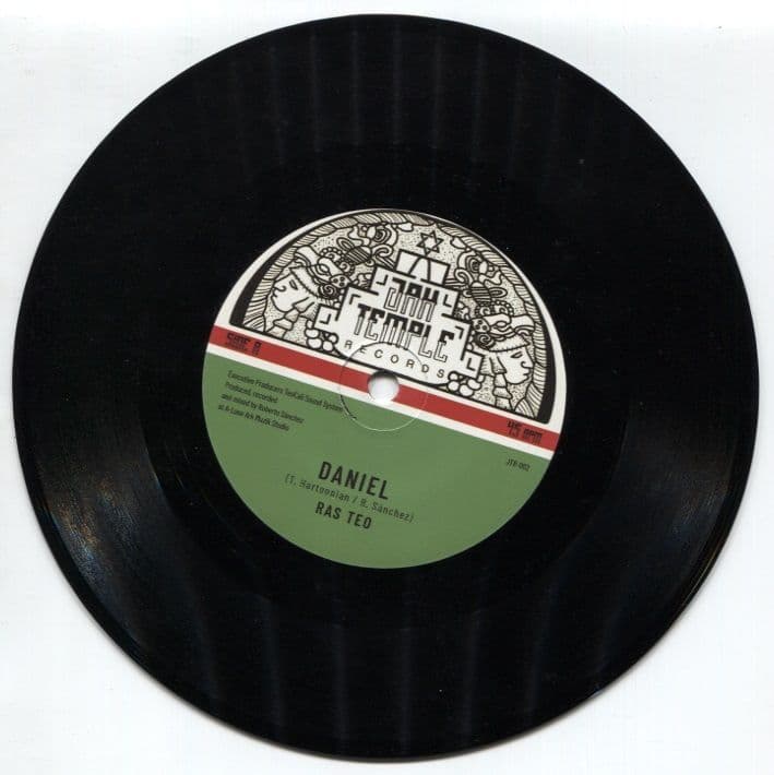 Ras Teo - Daniel / Lone Ark Riddim Force - Daniel Dub Jah Temple Records 7"
