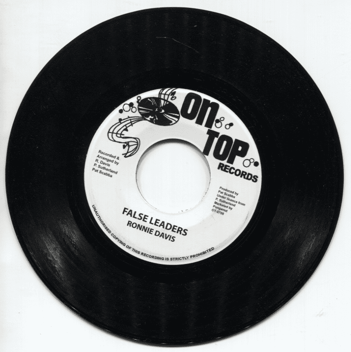 Ronnie Davis - False Leaders / version On Top 7"