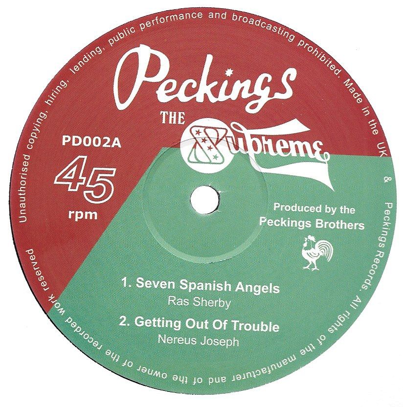 SALE ITEM - Ras Sherby - Seven Spanish Angels Peckings 12"