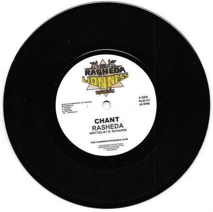 Sister Rasheda - Chant / Counter Action Warrior - Dub Chant Rasheda ...