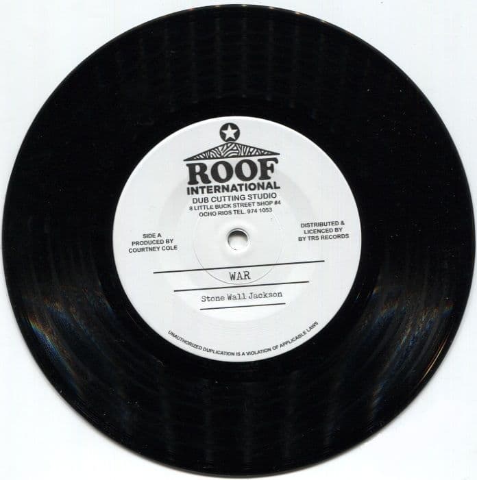 Stone Wall Jackson - War / Dartanyan Winston - Dubmix Roof International 7"