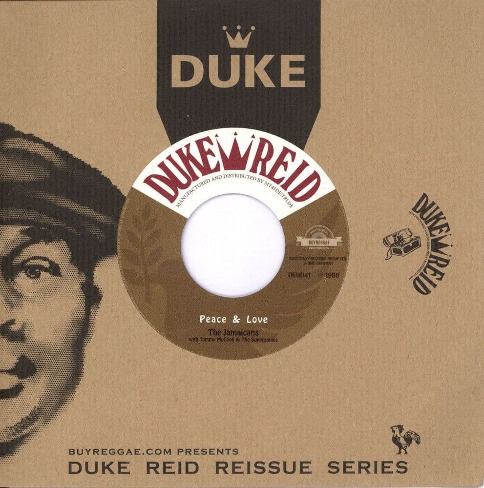 The Jamaicans - Peace & Love / Errol Brown - Many Questions Duke Reid 7"