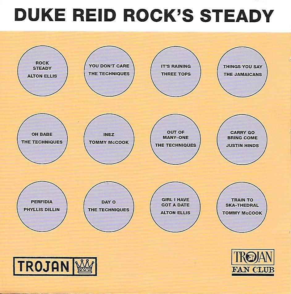 Various - Duke Reid Rock s Steady Trojan Fan Club 2xCD