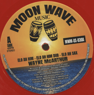 Wayne Mcarthur - Elo Ah Him / Lizzi Bee - Dub Chalice Moon Wave 12"
