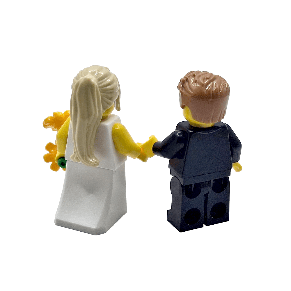 Customizable LEGO Wedding Gift Bride And Groom Married