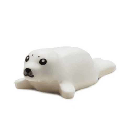 LEGO Baby Seal Pup Wild Animal White Minifigure Arctic Ocean 3399pb01