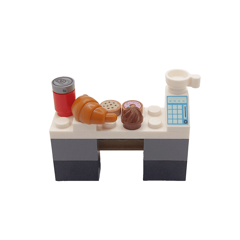LEGO Barista Cake Topper Decoration Female Minifigure Cafe Coffee Shop ...