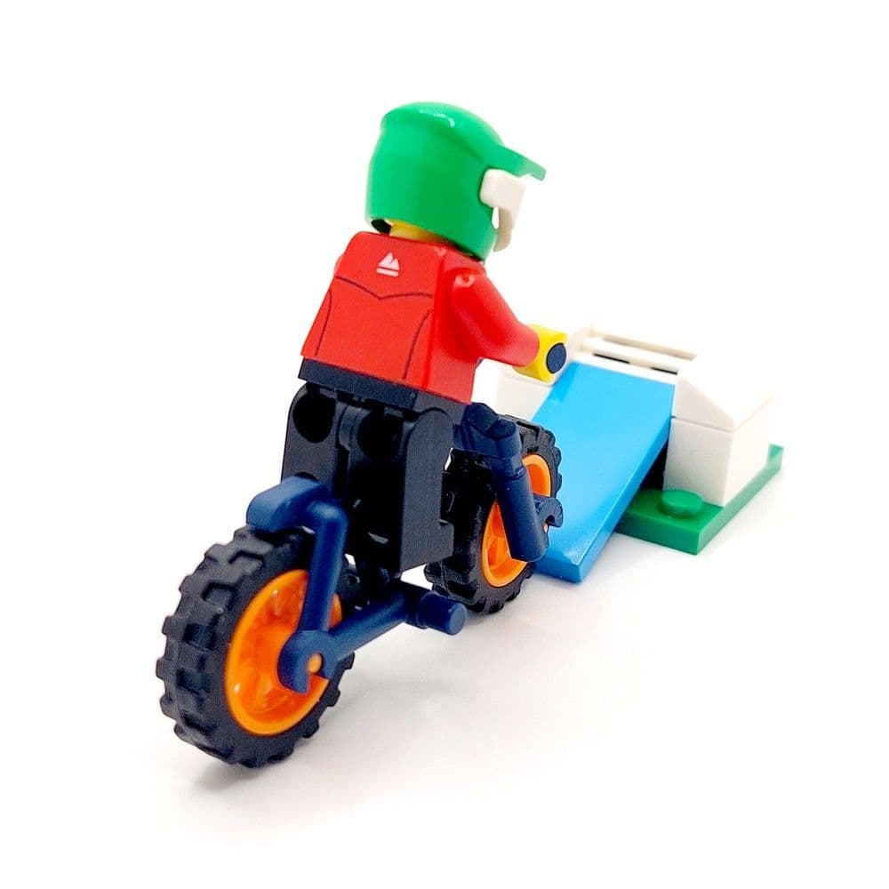 LEGO BMX Bike Gift Mountain Dirt Bicycle & Minifigure & Ramp Sports ...