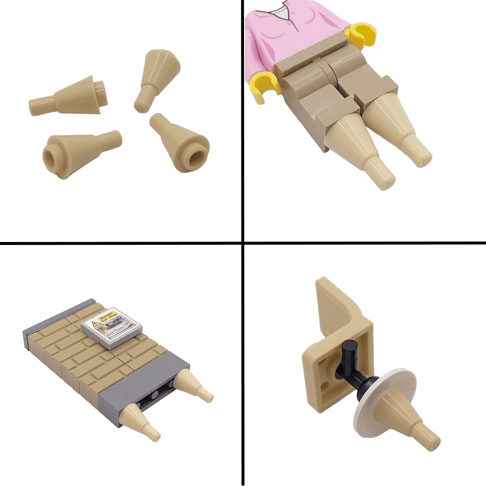 LEGO Builder Cake Topper Decoration Bricklayer Construction Worker Brickie