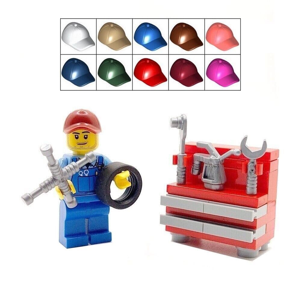 LEGO Car Mechanic Cake Topper Decoration Made With LEGO Bricks Garage ...