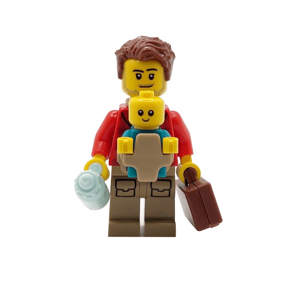 LEGO Dad & Baby Cake Topper Decoration Made With LEGO Bricks Father ...