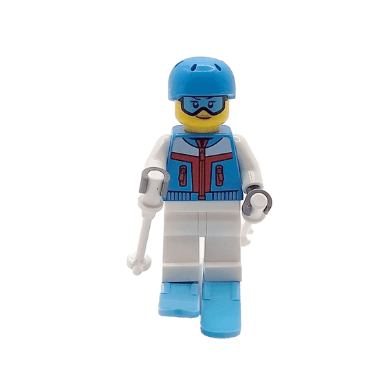 LEGO Female Skier Gift Minifigure With Skis & Ski Sticks Winter Sports ...