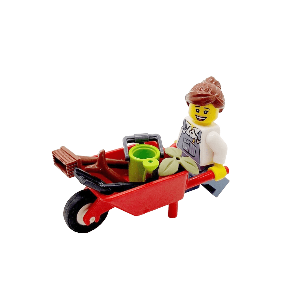 LEGO Gardening Cake Topper Decoration Female Gardener Minifigure Lawn ...