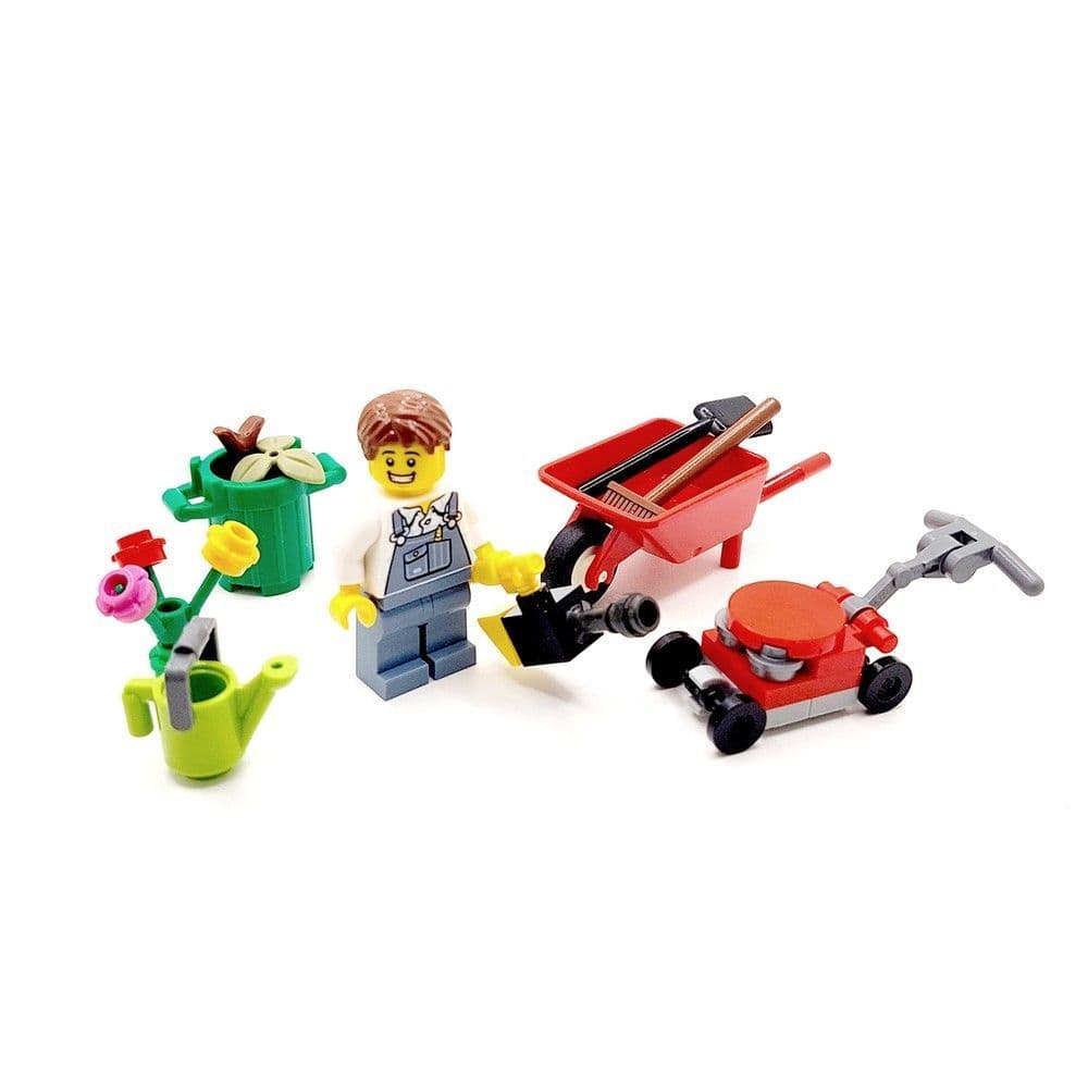 LEGO Gardening Cake Topper Decoration Male Gardener Minifigure Lawn ...