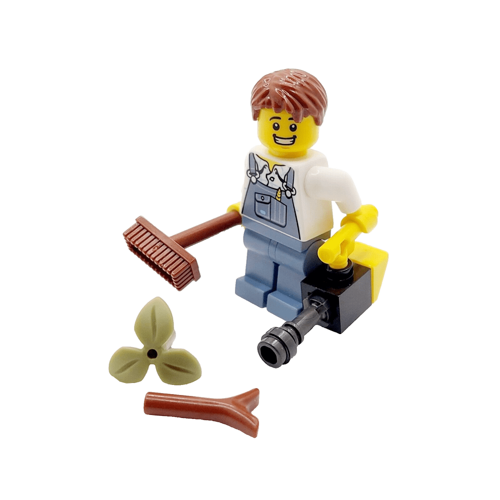 LEGO Gardening Cake Topper Decoration Male Gardener Minifigure Lawn ...