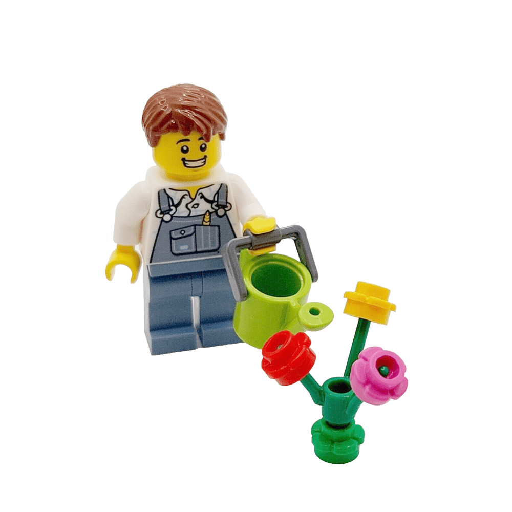 LEGO Gardening Cake Topper Decoration Male Gardener Minifigure Lawn ...