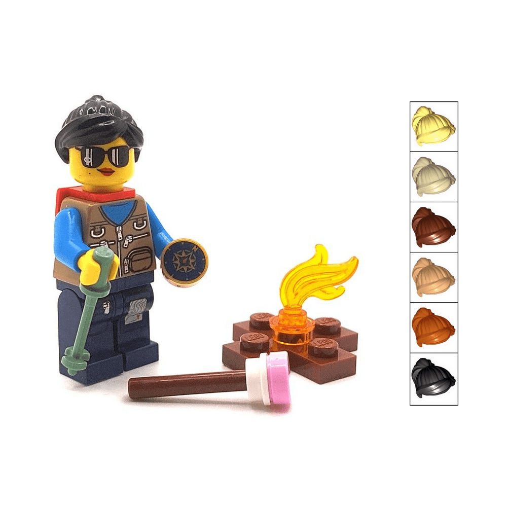LEGO Hiker Rambler Gift Female Mountain Hill Walker Camp Fire ...