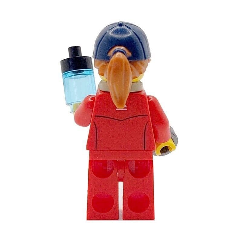 LEGO Jogger Cake Topper Decoration Made With LEGO Bricks Female Runner ...