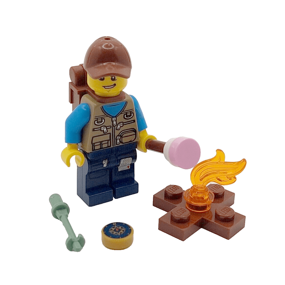 LEGO Male Hiker Rambler Cake Topper Decoration Mountain Hill Walker ...