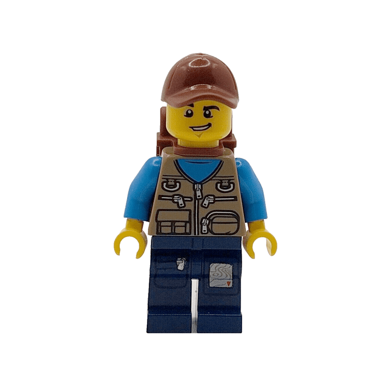 LEGO Male Hiker Rambler Cake Topper Decoration Mountain Hill Walker ...