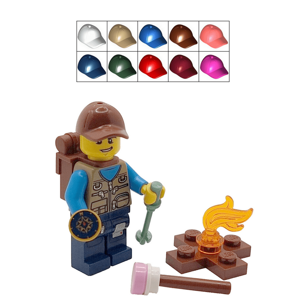 LEGO Male Hiker Rambler Cake Topper Decoration Mountain Hill Walker ...
