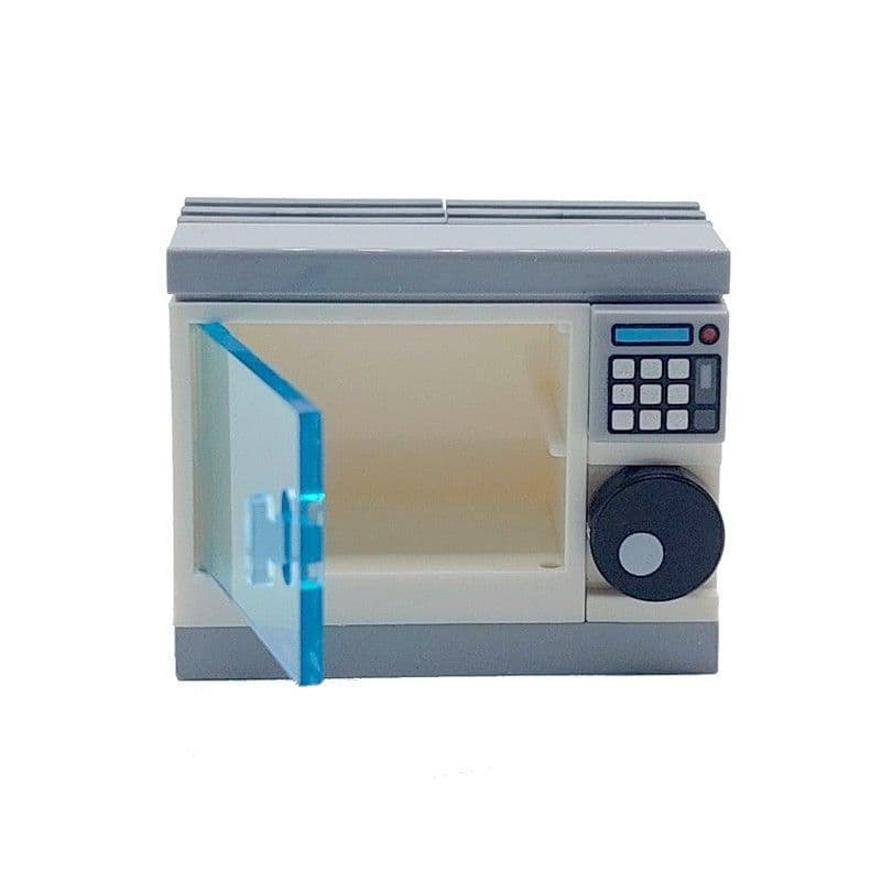 LEGO Microwave Oven Minifigure Scale Food Kitchen Furniture Cooking ...