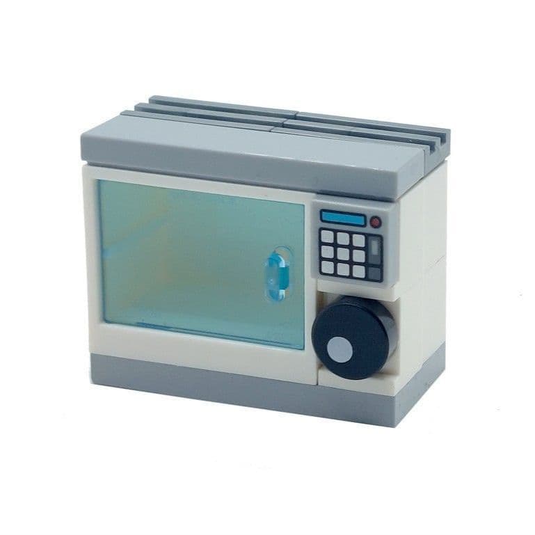 LEGO Microwave Oven Minifigure Scale Food Kitchen Furniture Cooking ...