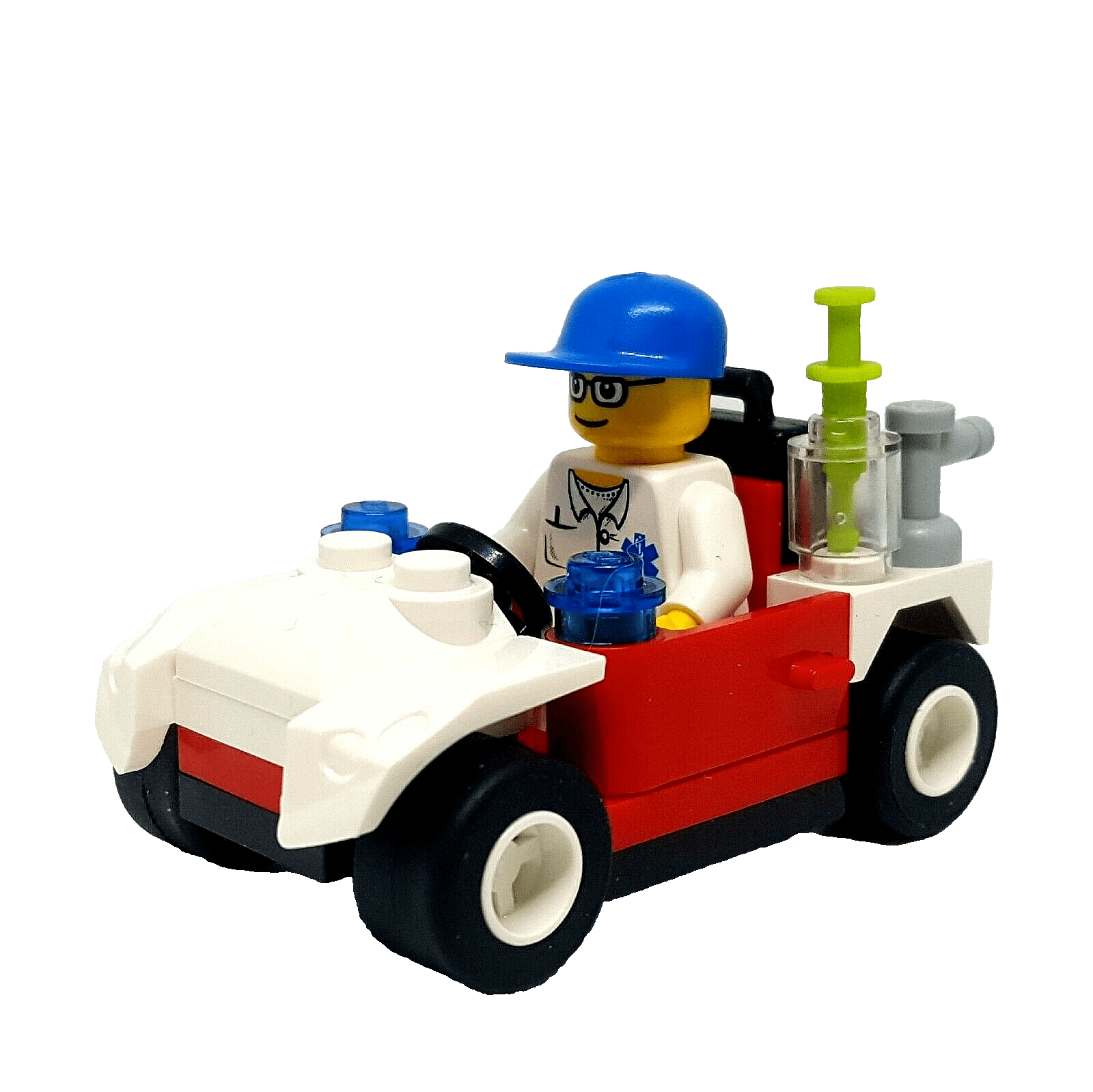 LEGO Mobile EMT Vaccine Doctor Nurse Minifigure With Syringe Case ...